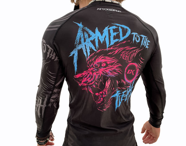 NEW 2023 ATTACK&DEFEND "ARMED" Rash Guard - CK Fight Life