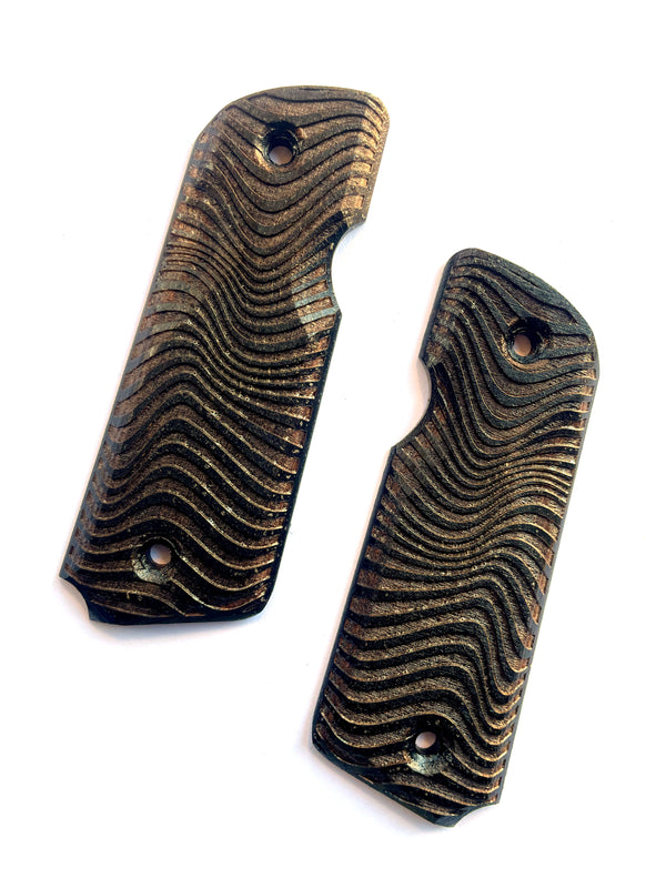 2024 "NAMI" 45-STYLE Grips Black Stained - CK Fight Life