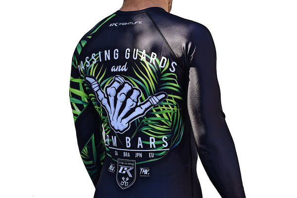CK Dem Bones Rash Guard - CK Fight Life