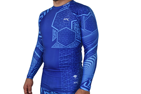 CK Kids Vertigo Rash Guard - Blue - CK Fight Life